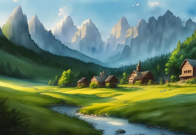 Create stunning environmental illustrations in high quality by Anzaipublish | Fiverr