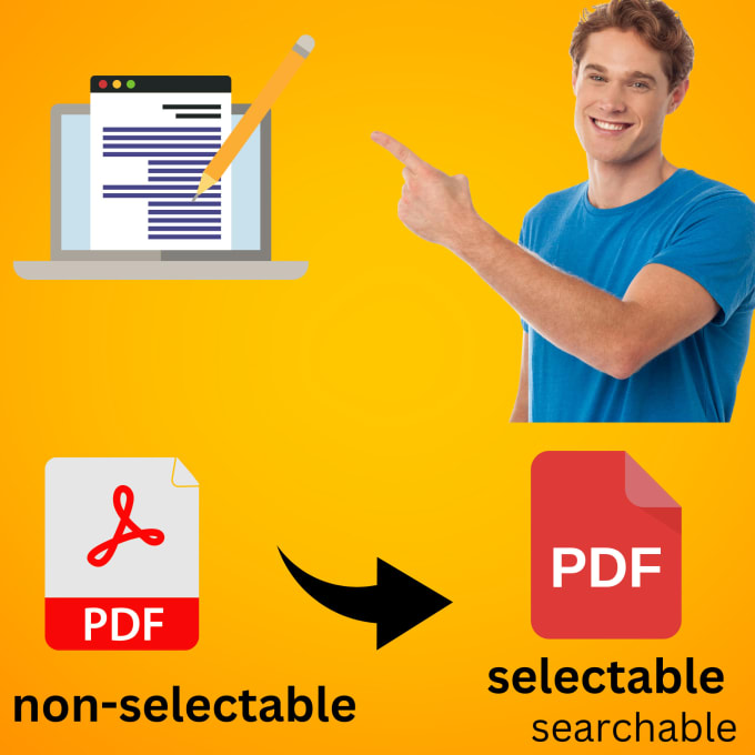 Convert non selectable pdf files into selectable and searchable pdf by ... Convert non selectable pdf files into selectable and searchable pdf by ...