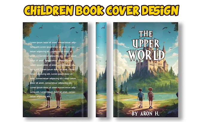 Illustrate fantasy and children book cover design by Aliyanaseer18 | Fiverr