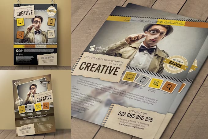 Design captivating flyers, brochures, and posters for your business by ...