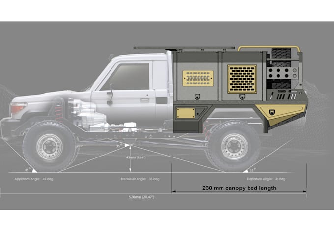 Do scale rc off road canopy 3d printing design by Scalybarkdesign | Fiverr