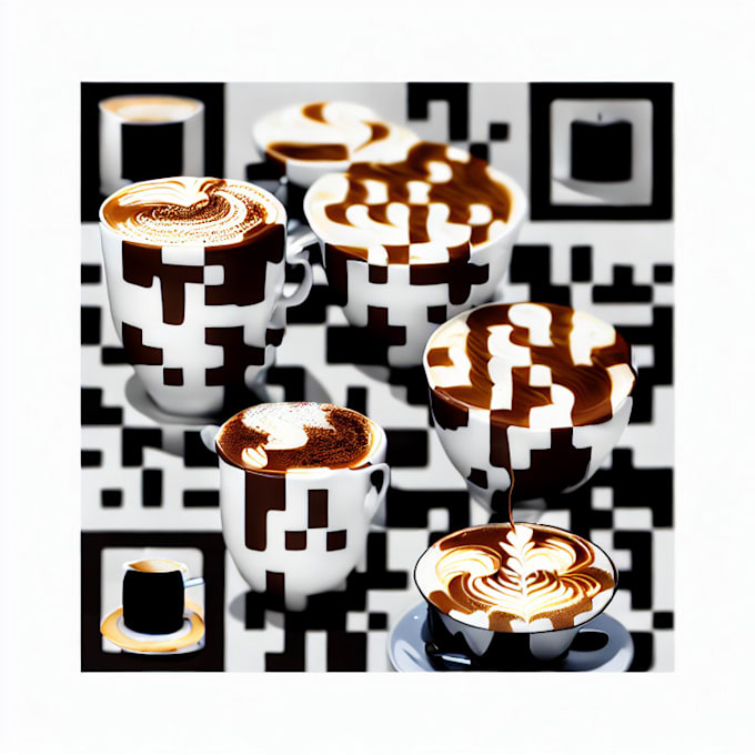 Design 3 unique and artful qr code representing your content within 24h ...