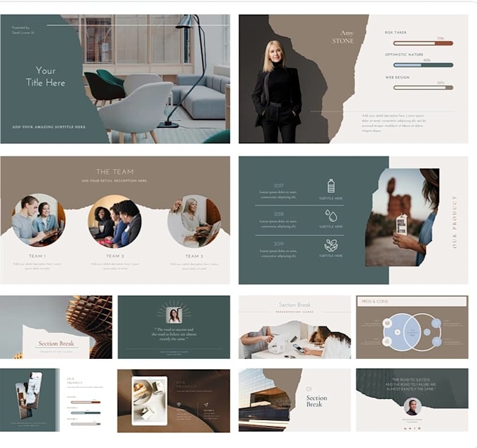 Design remarkable powerpoint presentation with animation by Somtexy ...