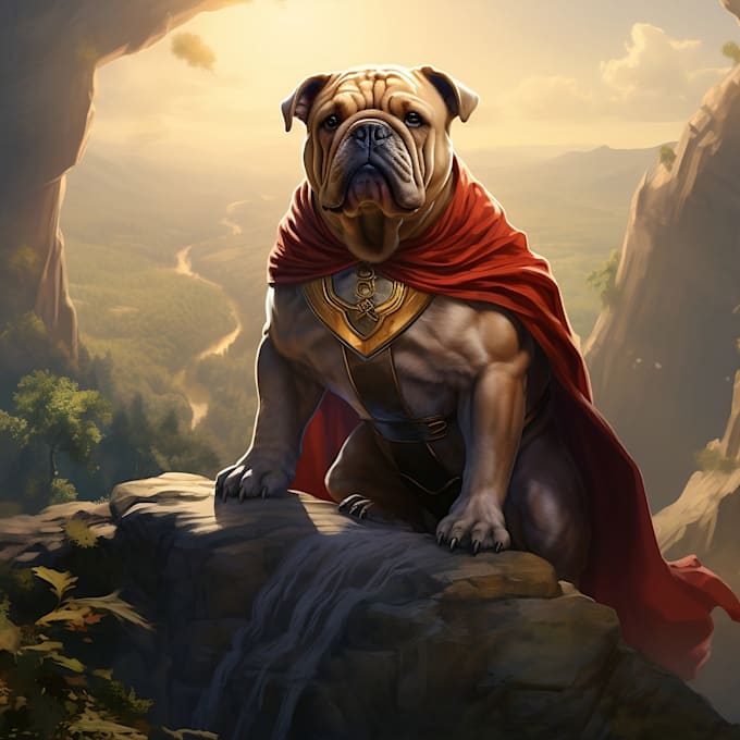 Create a fictional animated character using ai mid journey by Farbodtb ...