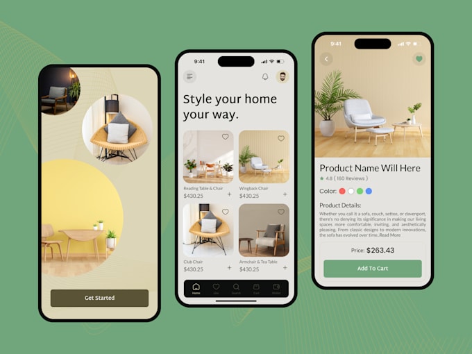 Do app ui ux design or any mobile app ui design in figma, xd by Fahadahmed809 | Fiverr