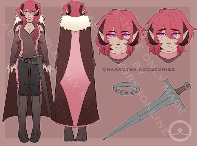 Draw a full reference sheet for your original character by Aether_works ...