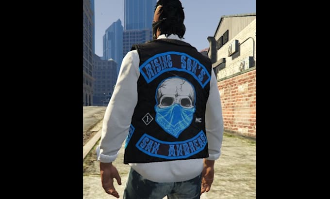 Make your gta 5 rp motorcycle club kuttes by Fxdedjoker | Fiverr
