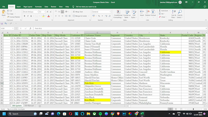 Find Differences Between 2 Similar Excel Sheets By Anitachetwani Fiverr 