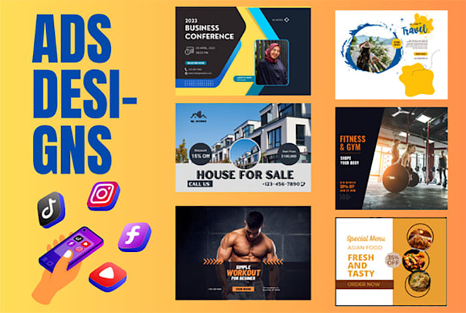 Do high converting facebook ads design and banner ads design by M ...