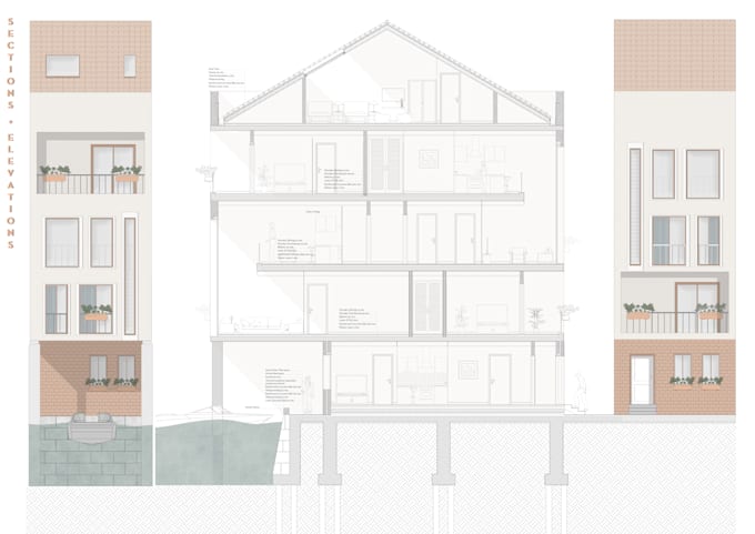 Draw floor plans 2d line drawings by Saraalabhar | Fiverr