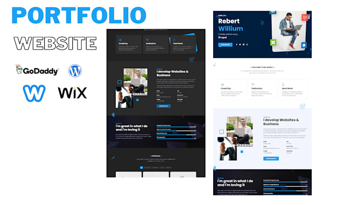 Design portfolio website, photography website, resume website using ...