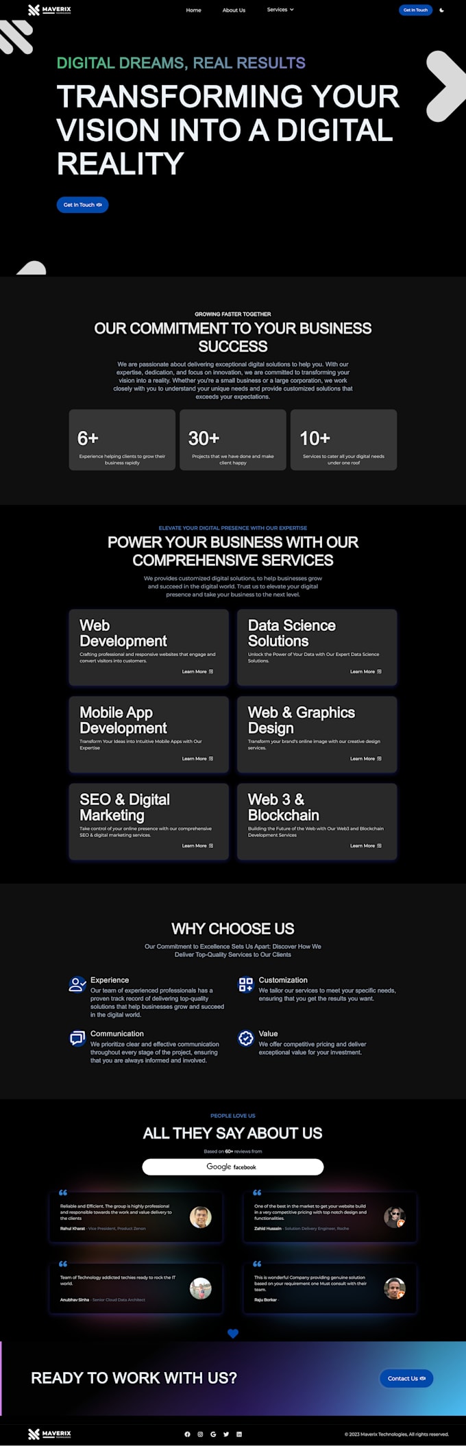 Create a stunning and responsive react js website for your business by ... Create a stunning and responsive react js website for your business by ...