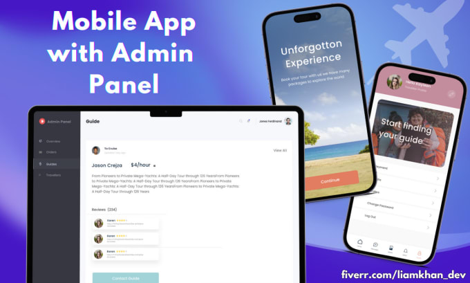 Do Mobile App Development Using Flutter React Native By Liamkhan Dev Fiverr