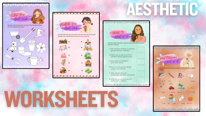 Craft interactive educational materials by Princessdarl585 | Fiverr