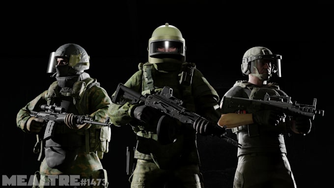 Create a 3d escape from tarkov banner or thumbnail for you by Mealtre ...