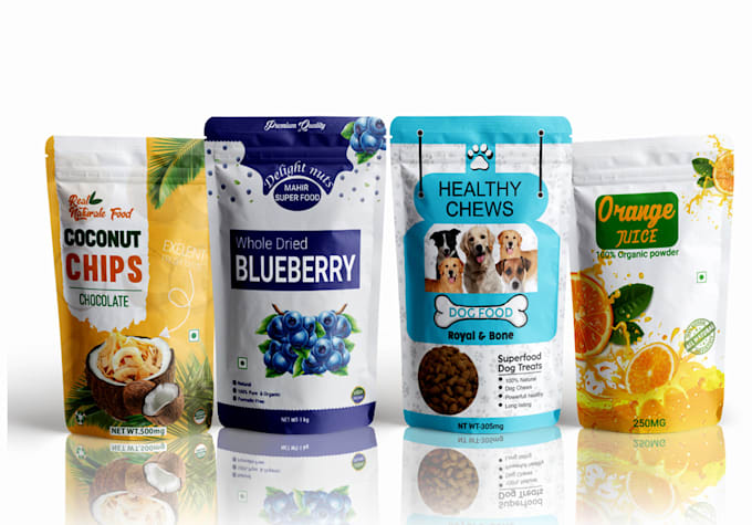 Do professional pouch, food, box packaging, label and product packaging ...