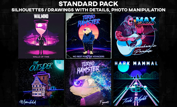 Make an awesome album cover for you by Sandrorkjunior | Fiverr