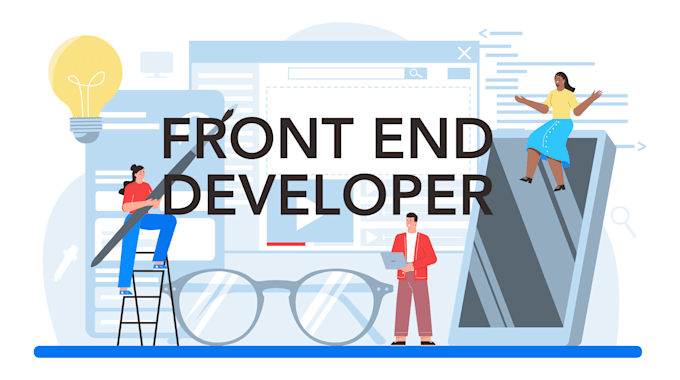 Be your front end web developer in html, css with react js and next js by Pranta_dev | Fiverr