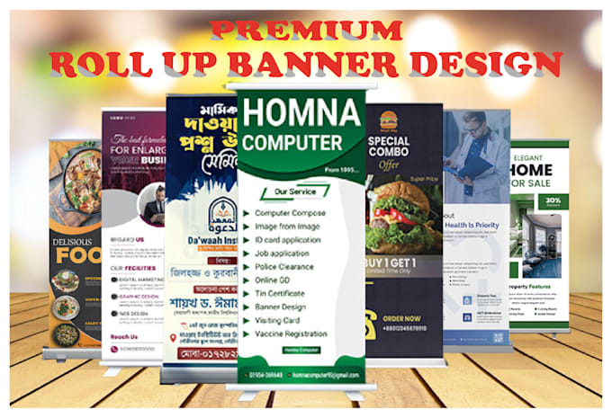 Design a magnificent banner and roll up banner by Aristidaadeyemi | Fiverr