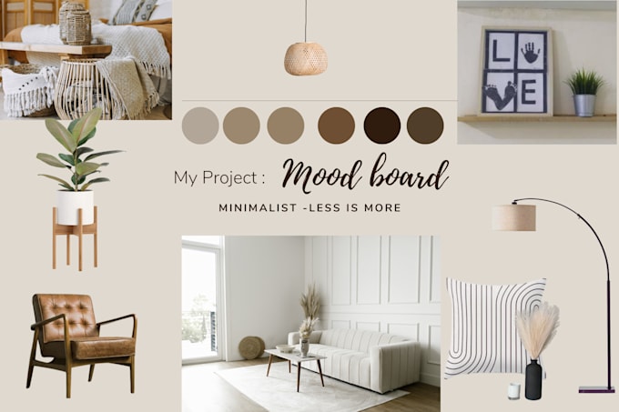 Do color palette, mood board, inspiration board and vision board by ...
