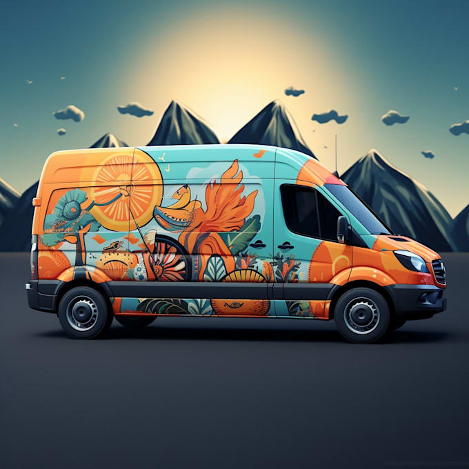 Draw awesome vehicle wrap design by Saleton7563 | Fiverr