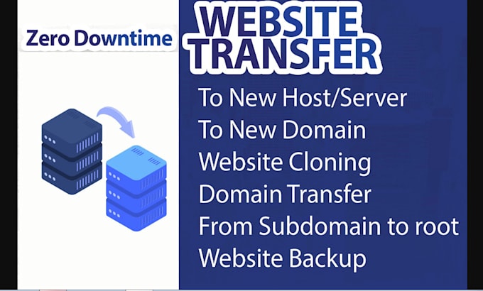 Migrating any website to a new host or domains by Hmashiq | Fiverr