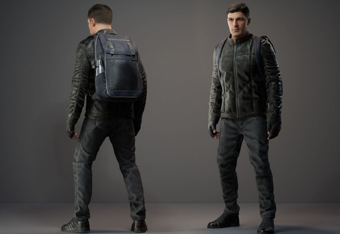 Do 3d character design cartoon character model game metahuman character ...