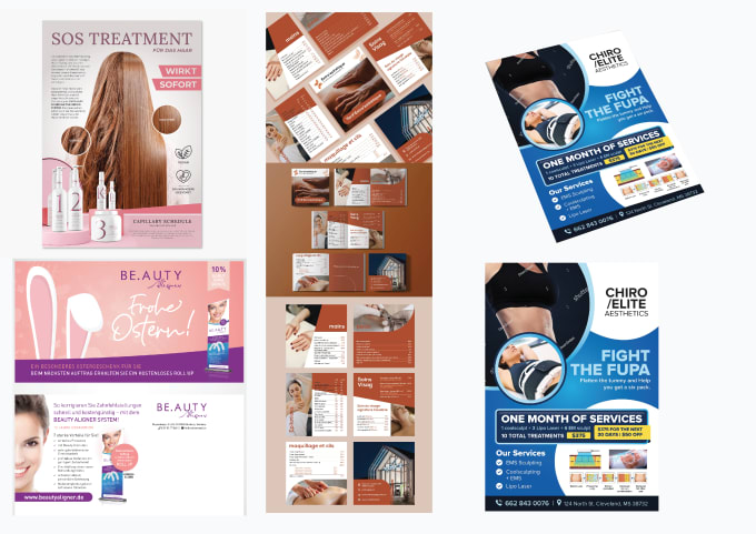Design poster , flyer, bifold, trifold, gatefold, brochure, poster ...