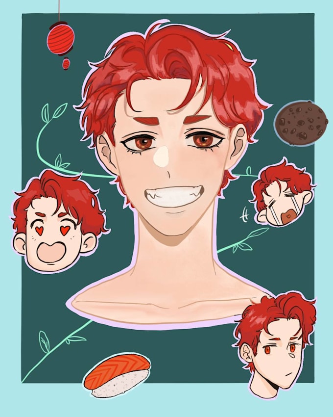 Draw Your Oc Anime Character By Ayuko00 Fiverr