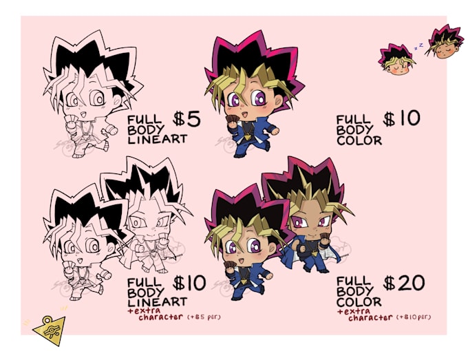 Make any character into a chibi by Sarahisegg | Fiverr