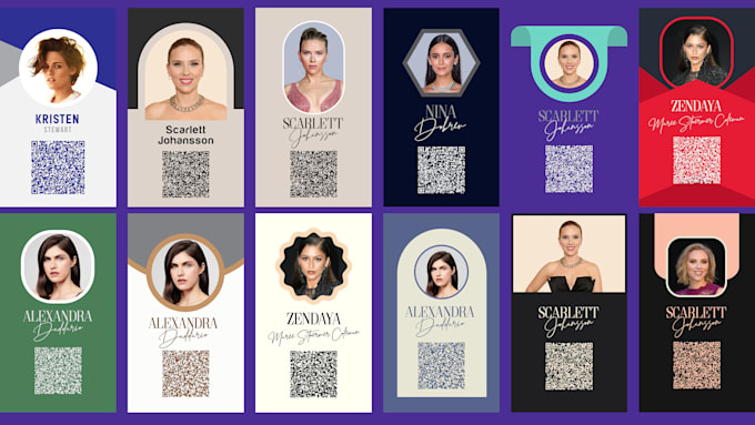 Professional qr barcode id design with complete details by Devpatel9 ...