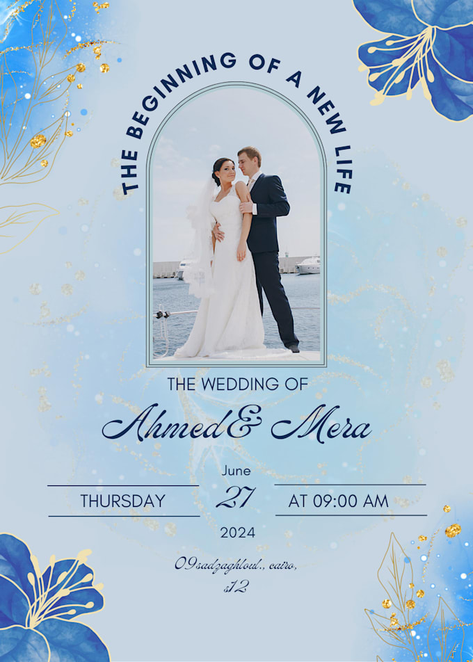 Design the most beautiful wedding invitation by Ahmedelbeshlawy | Fiverr