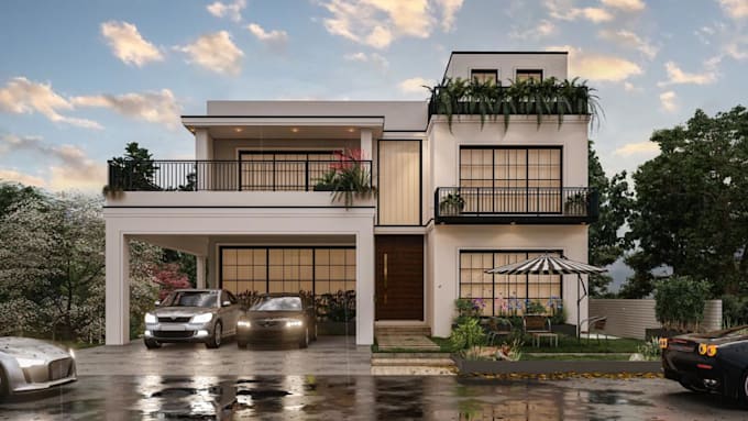 Create 3d modeling rendering in sketchup by Farman592 | Fiverr