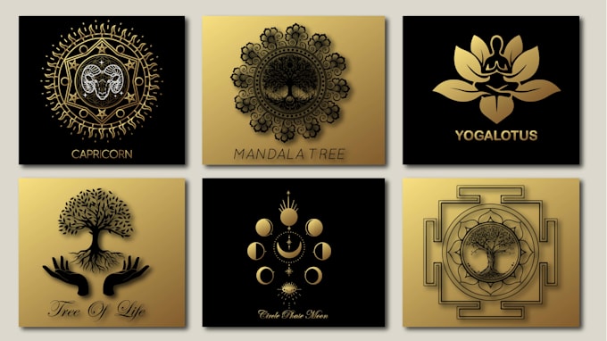 Design sacred geometry, mandala, and spiritual logo by Gra_fixer | Fiverr