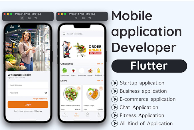 Flutter app developer, crafting stunning android, ios apps by Nestedtech | Fiverr