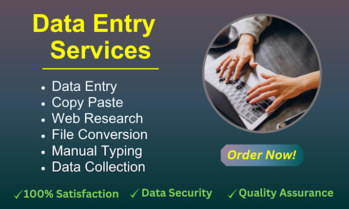 Be your virtual assistant for data entry, retyping and file conversion by Nimrawaqar0 | Fiverr