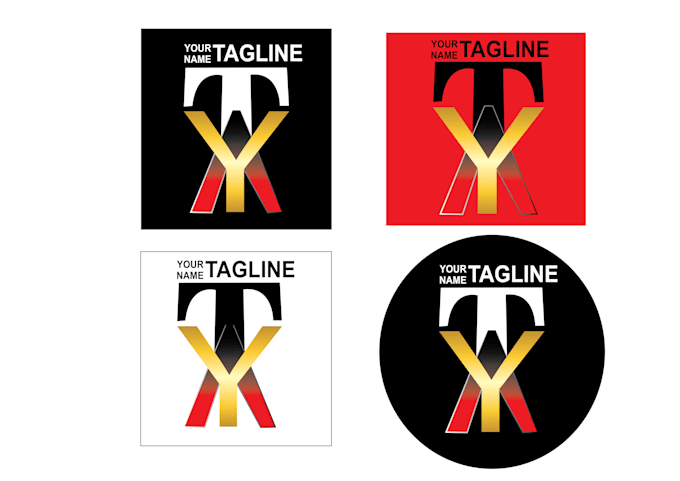 Esign minimalist personal initial letters logo by Zalya_design | Fiverr