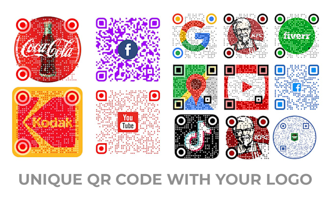 Create unique qr code with your logo by Rezamirzadegan | Fiverr