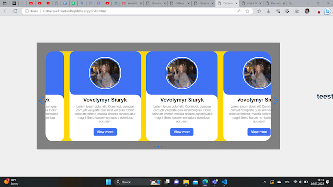 Make Frontend Website Using Html Css Bootstrap Javascript By