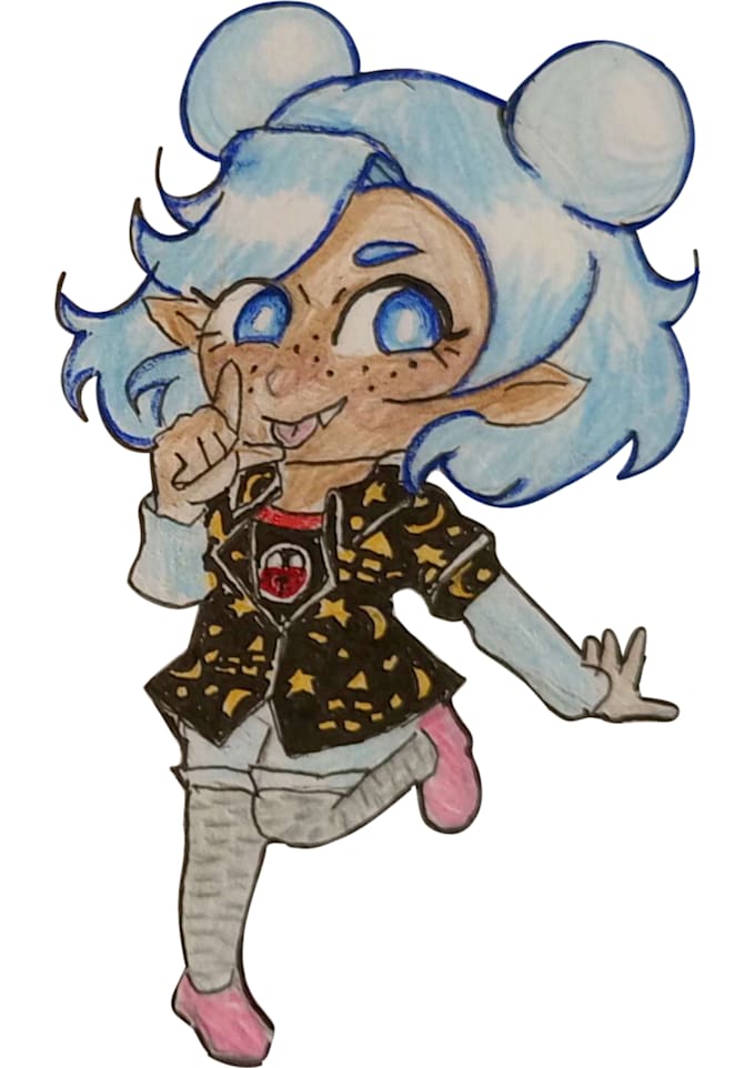 Chibi drawings of original characters and fan art by Thaiglasses | Fiverr