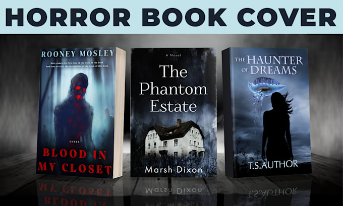 Design horror book cover, amazon book cover, kdp book cover in just 5 ...