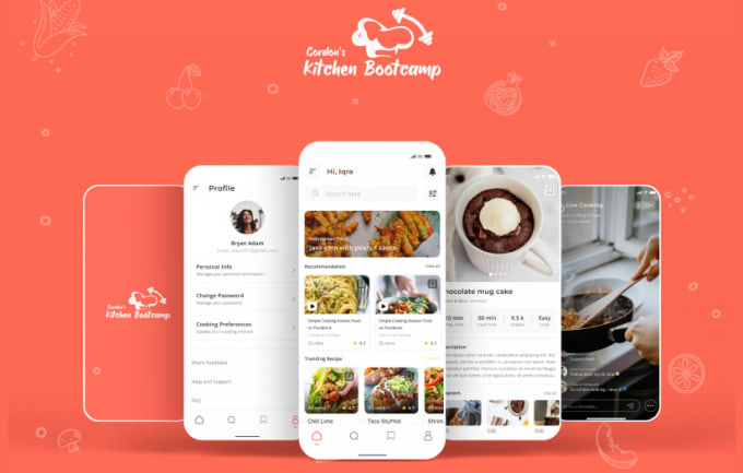 Design mobile ui design, prototypes, and mockups by Umair_mazari | Fiverr