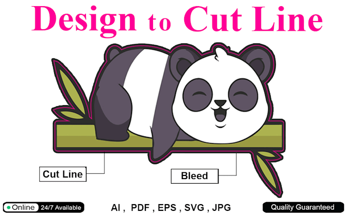 Add cutlines and die cut for your stickers design by Fatima_nayaab4 ...