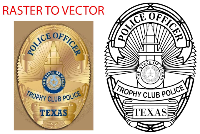 Create vector tracing logo, raster to vector ai, vectorize image, by ...