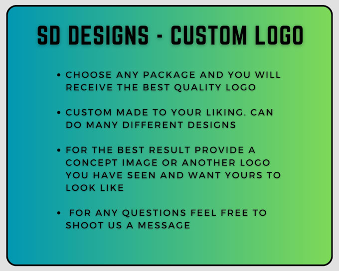 Make you a custom logo by Sethdegraaf | Fiverr