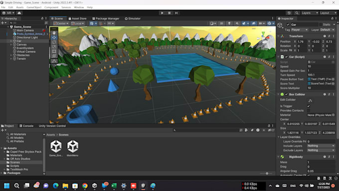 Do unity 2d or 3d game development by Rizwanilyas901 | Fiverr