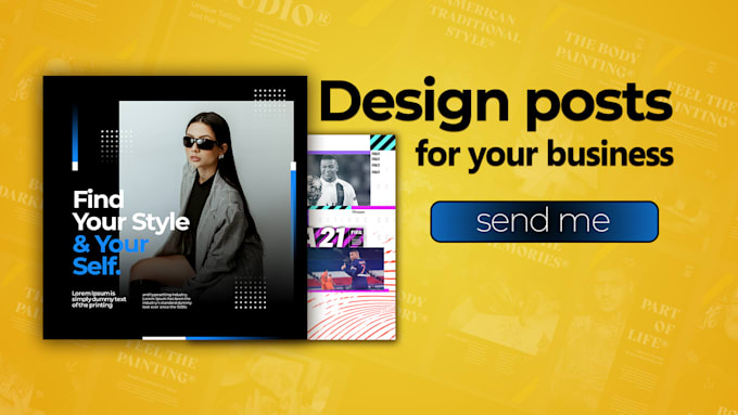 Design a professional instagram post for your business by Alinakozachok ...