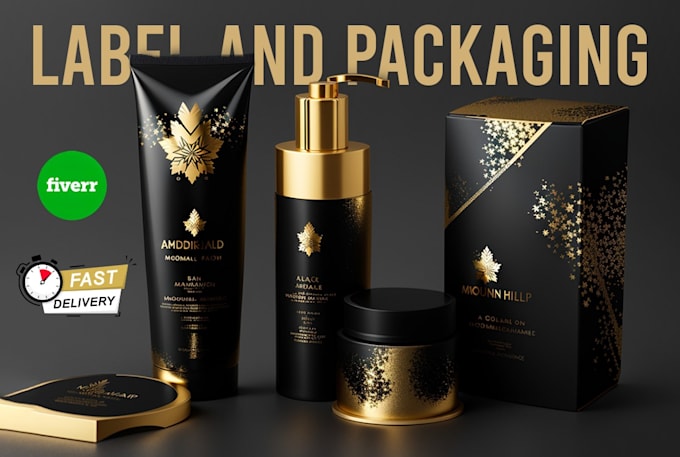 Create a premium product label, packaging and box design by ...
