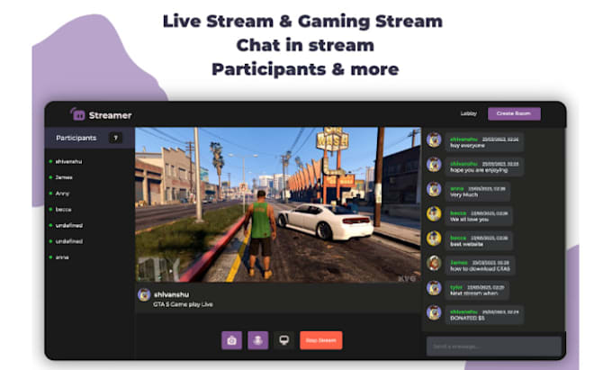 Create a twitch clone live stream video earn chat with admin panel by Spacester0 | Fiverr