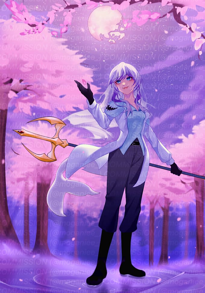 Draw a full body illustration of your character by Moggy_artz | Fiverr